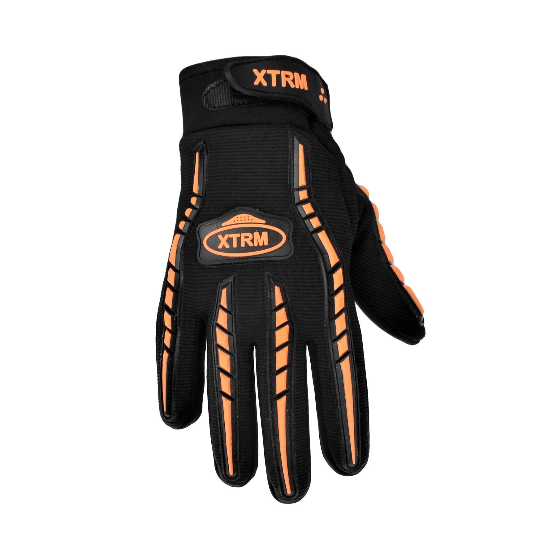 Riderwear | XTRM Adult Ride Motocross Gloves Black Orange