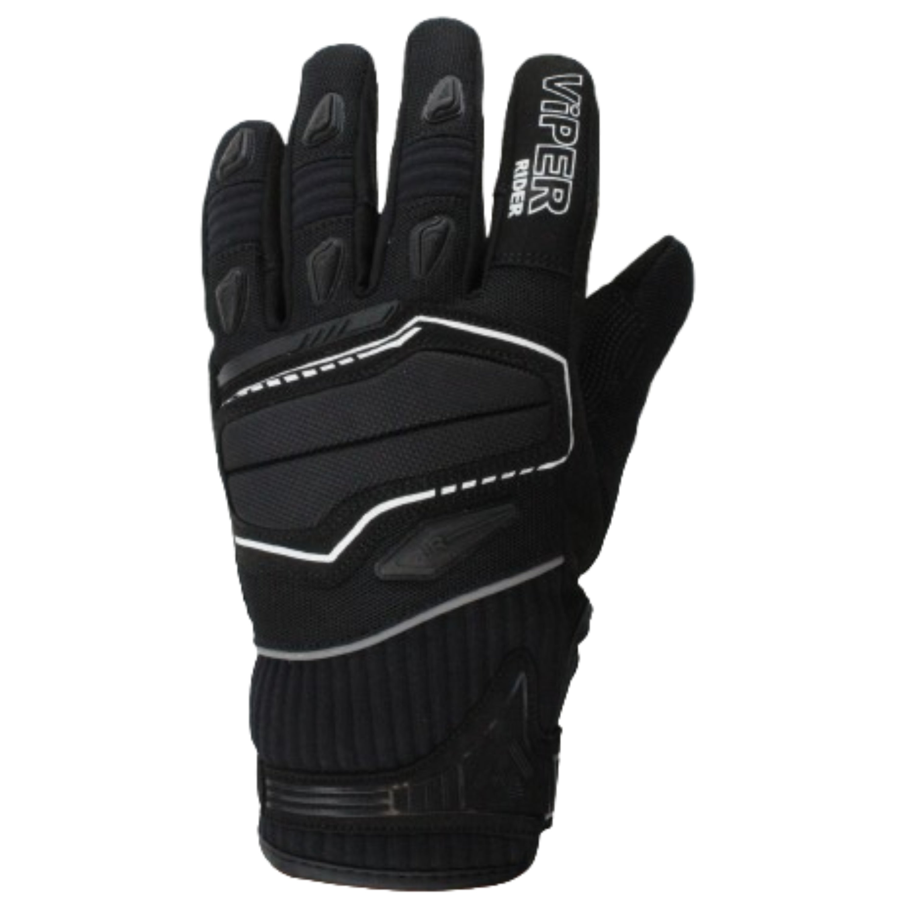 ViPER Street Black White CE Approved Short Gloves – Riderwear