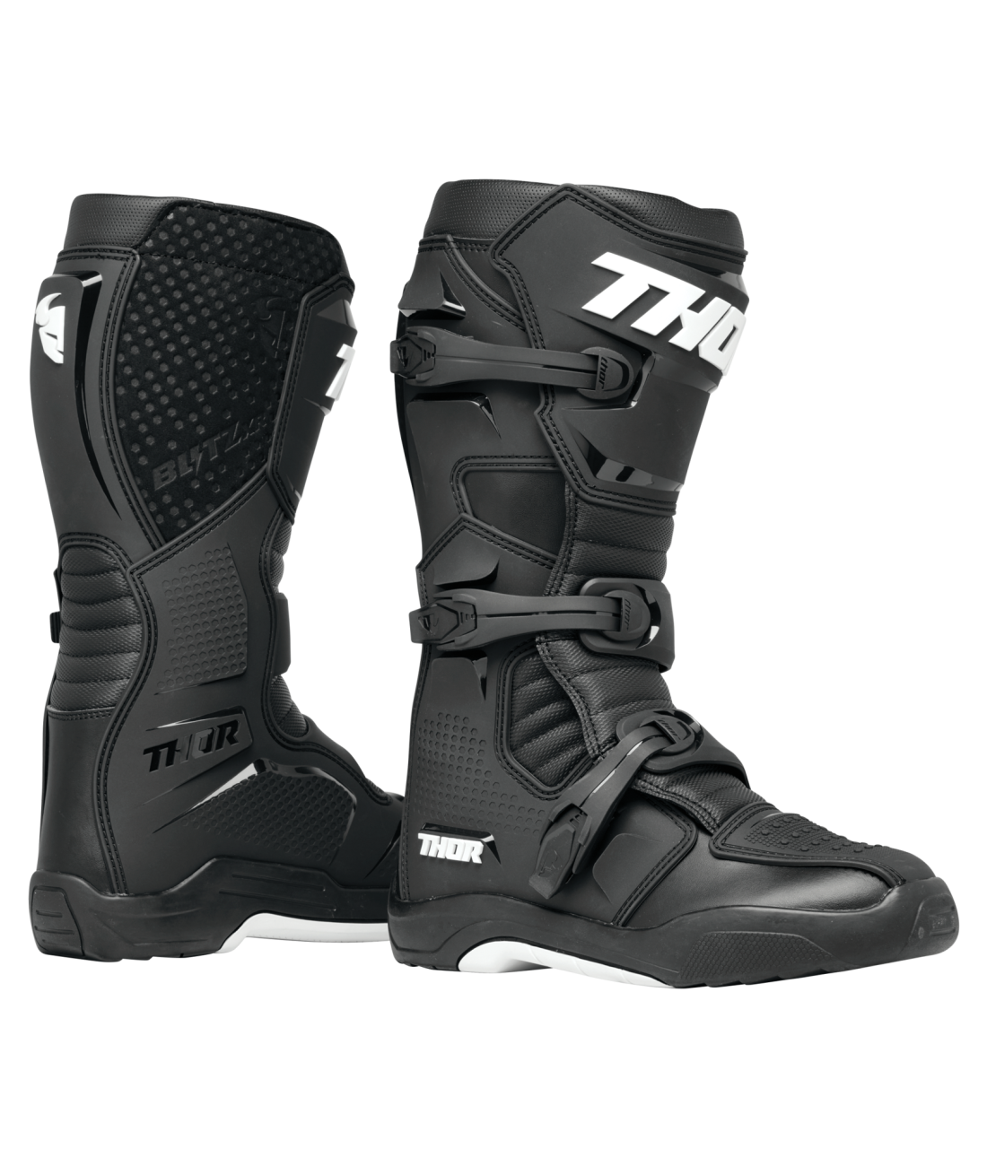 Thor Blitz XR Adult Motocross Boots - Black/White – Riderwear
