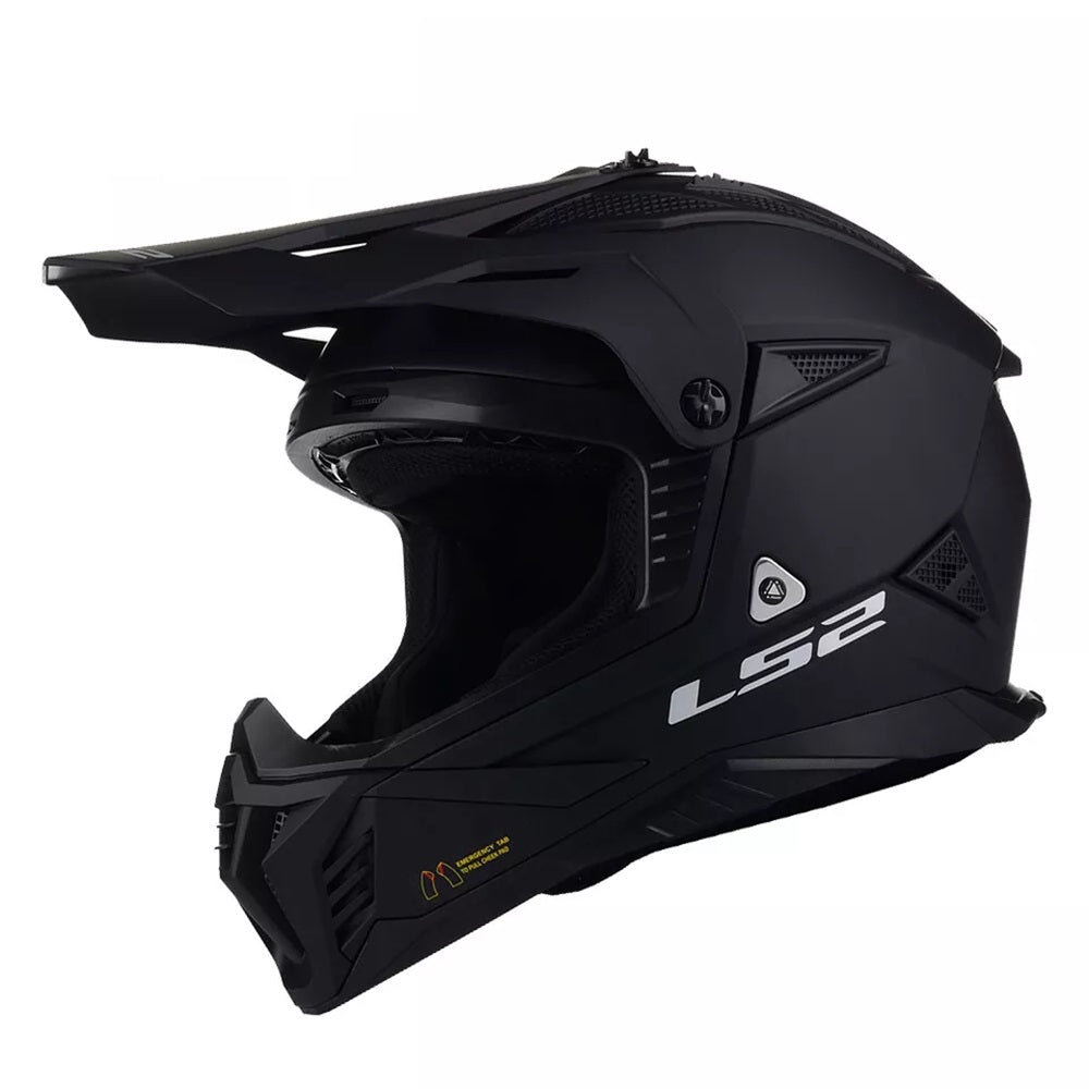 LS2 MX708 FAST II Off-Road Helmet- Matt Black – Riderwear