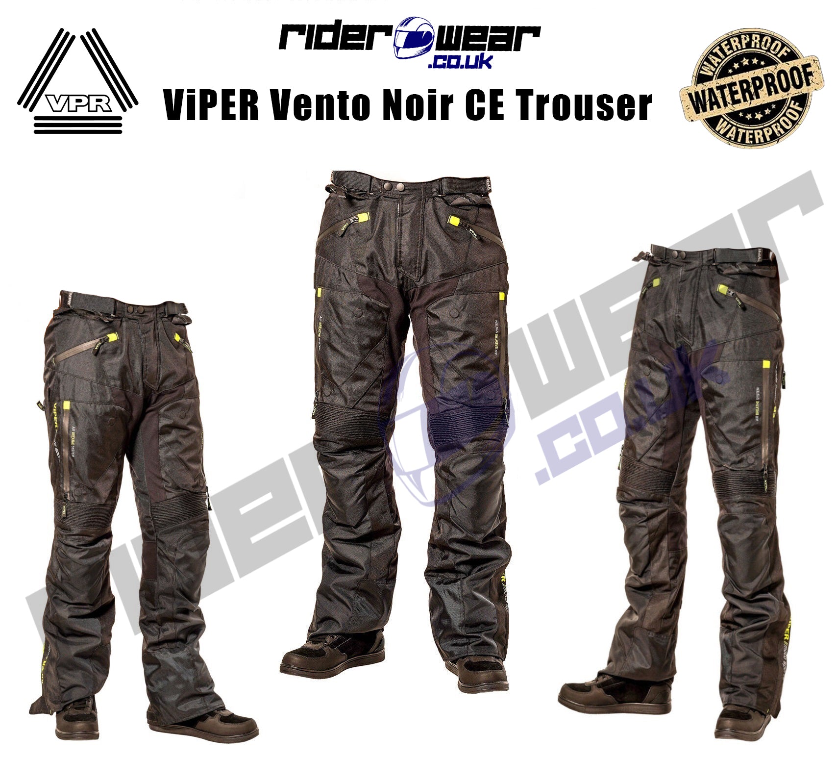Viper Vento Noir CE Trouser Black – Riderwear