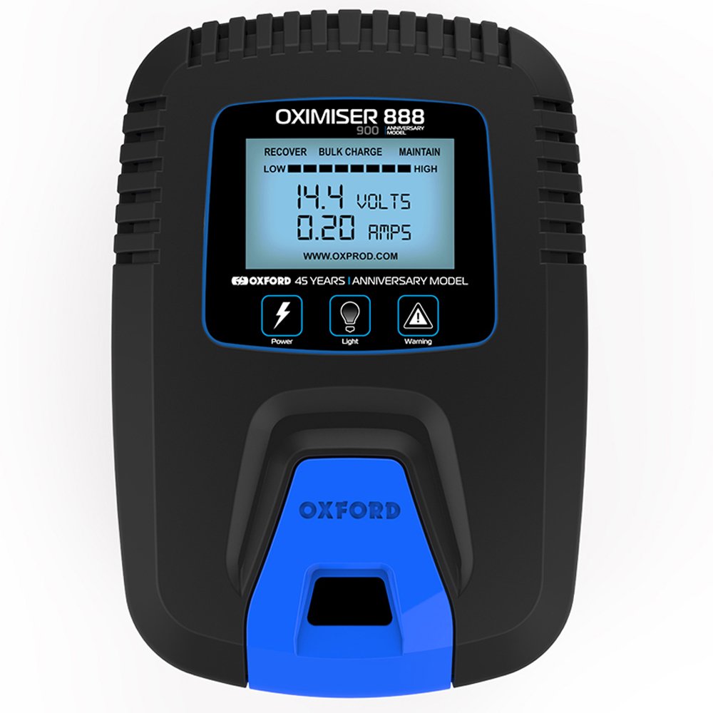 Oxford Oximiser 900 Motorcycle Battery Charger ATV Trickle Optimiser ...