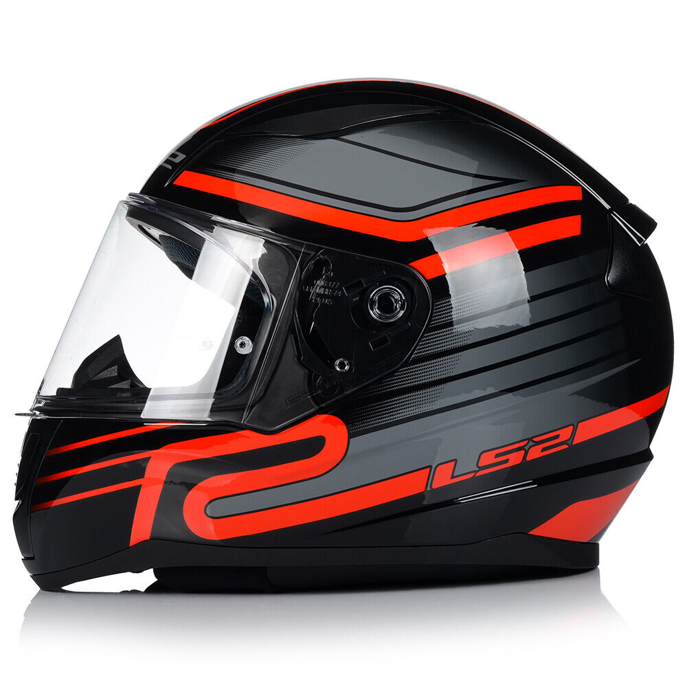 LS2 FF353 RAPID-II CIRCUIT Full Face Helmet - Black Red – Riderwear