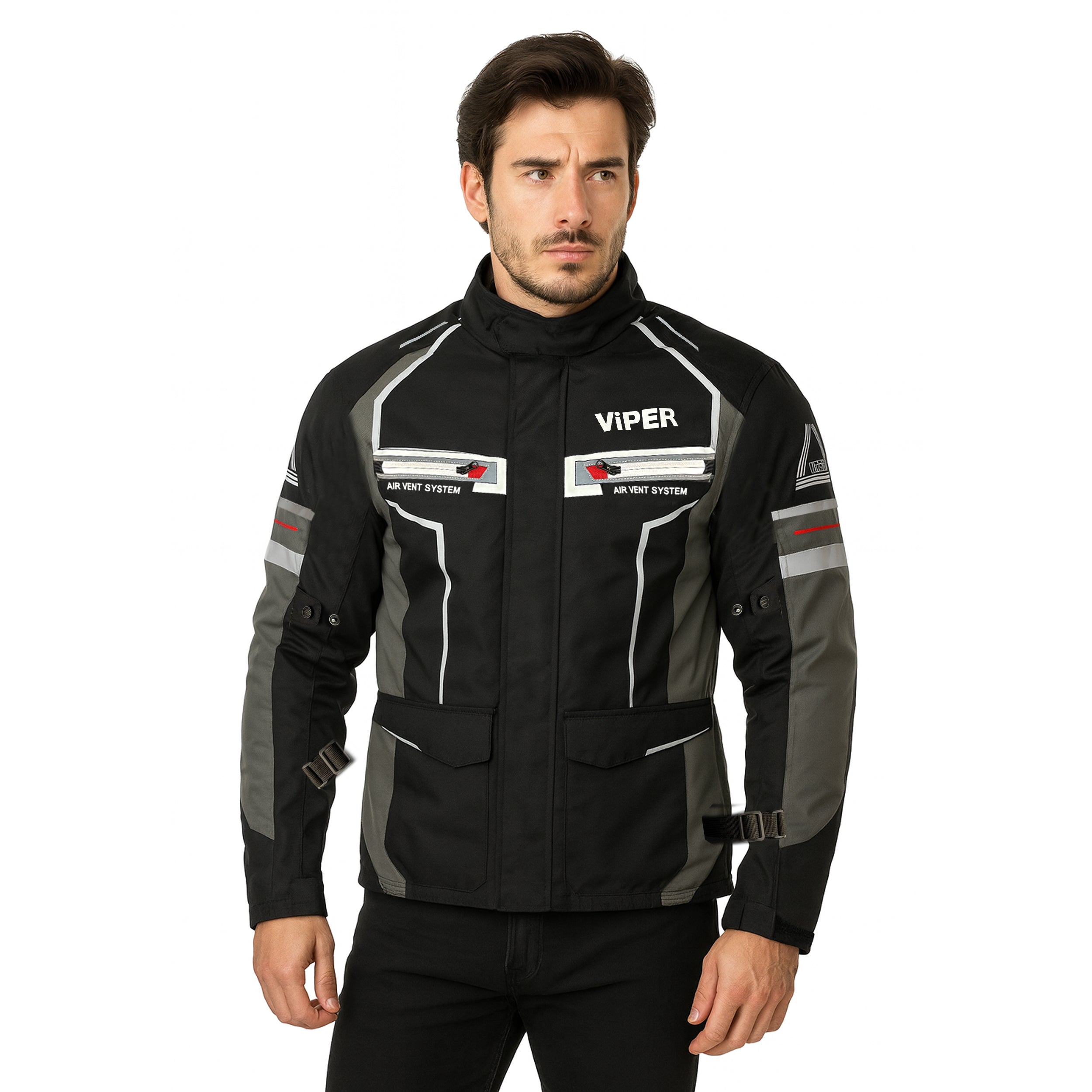 ViPER Speed 10 Jacket Black Grey – Riderwear