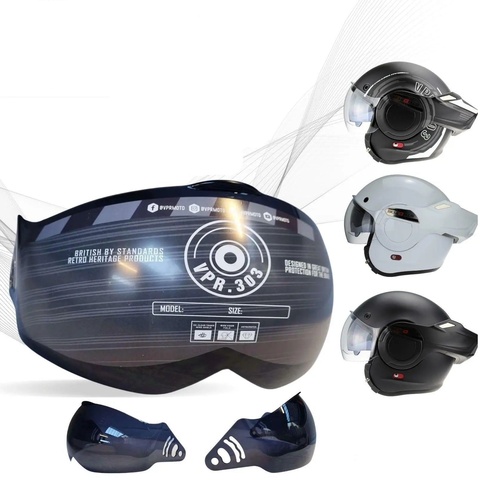 ViPER F242 Visor – Riderwear