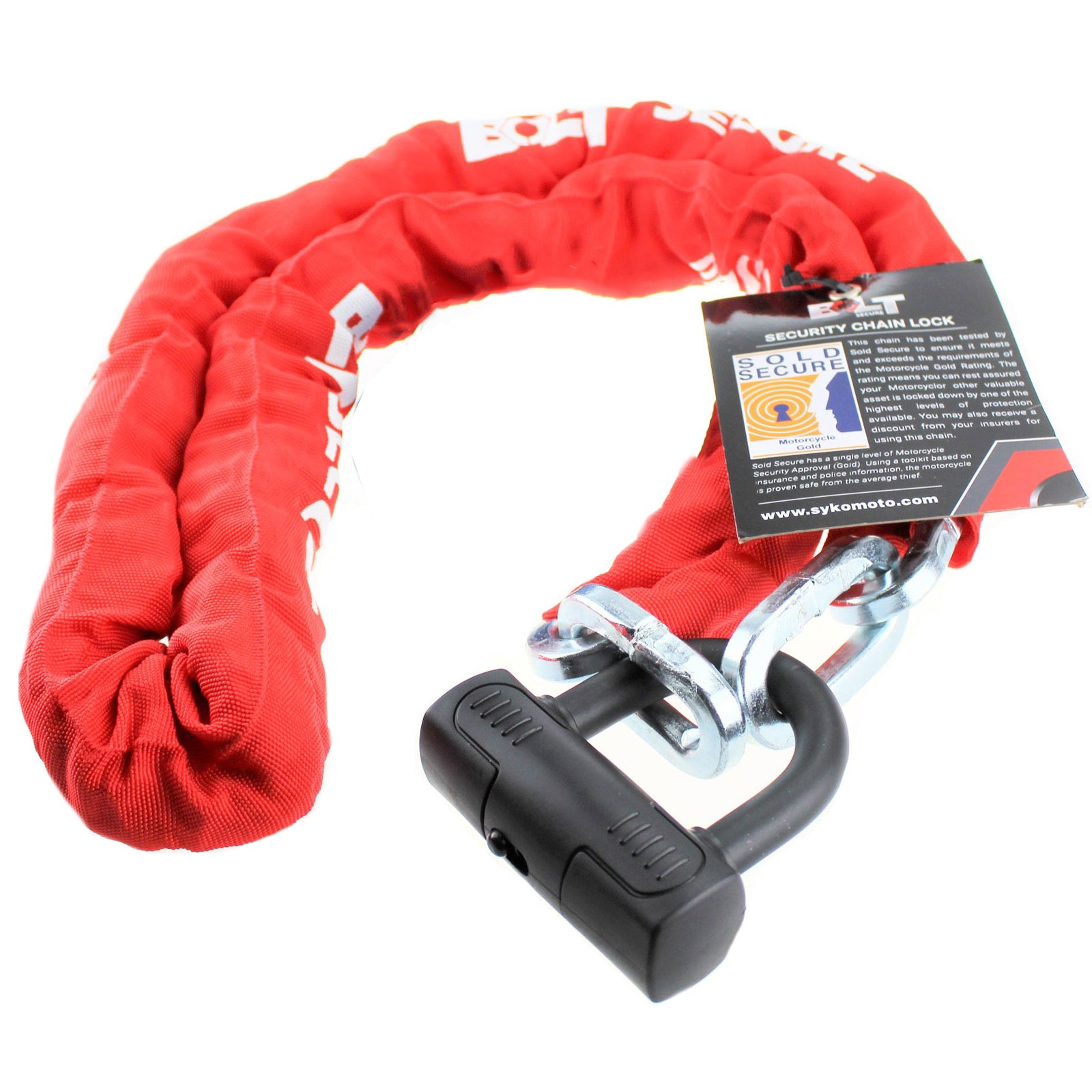 BOLT Sold Secure Gold Chain Lock - 1.8M – Riderwear