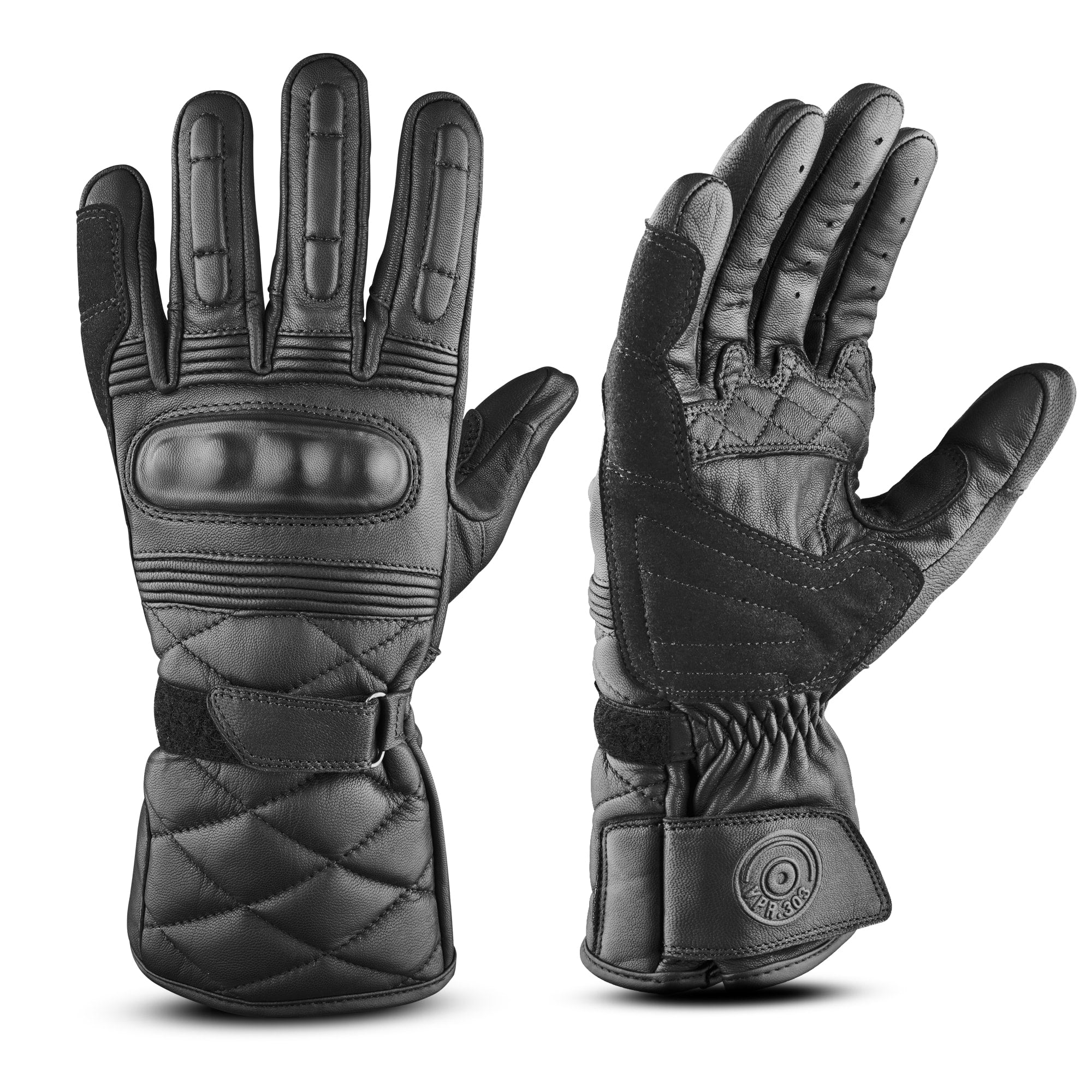ViPER Retro Gauntlet CE/UKCA Glove VPR004 Black – Riderwear
