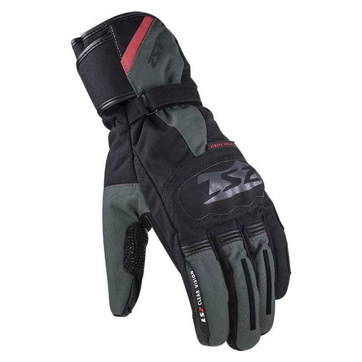LS2 SNOW Mens Winter Gloves - Black Green – Riderwear