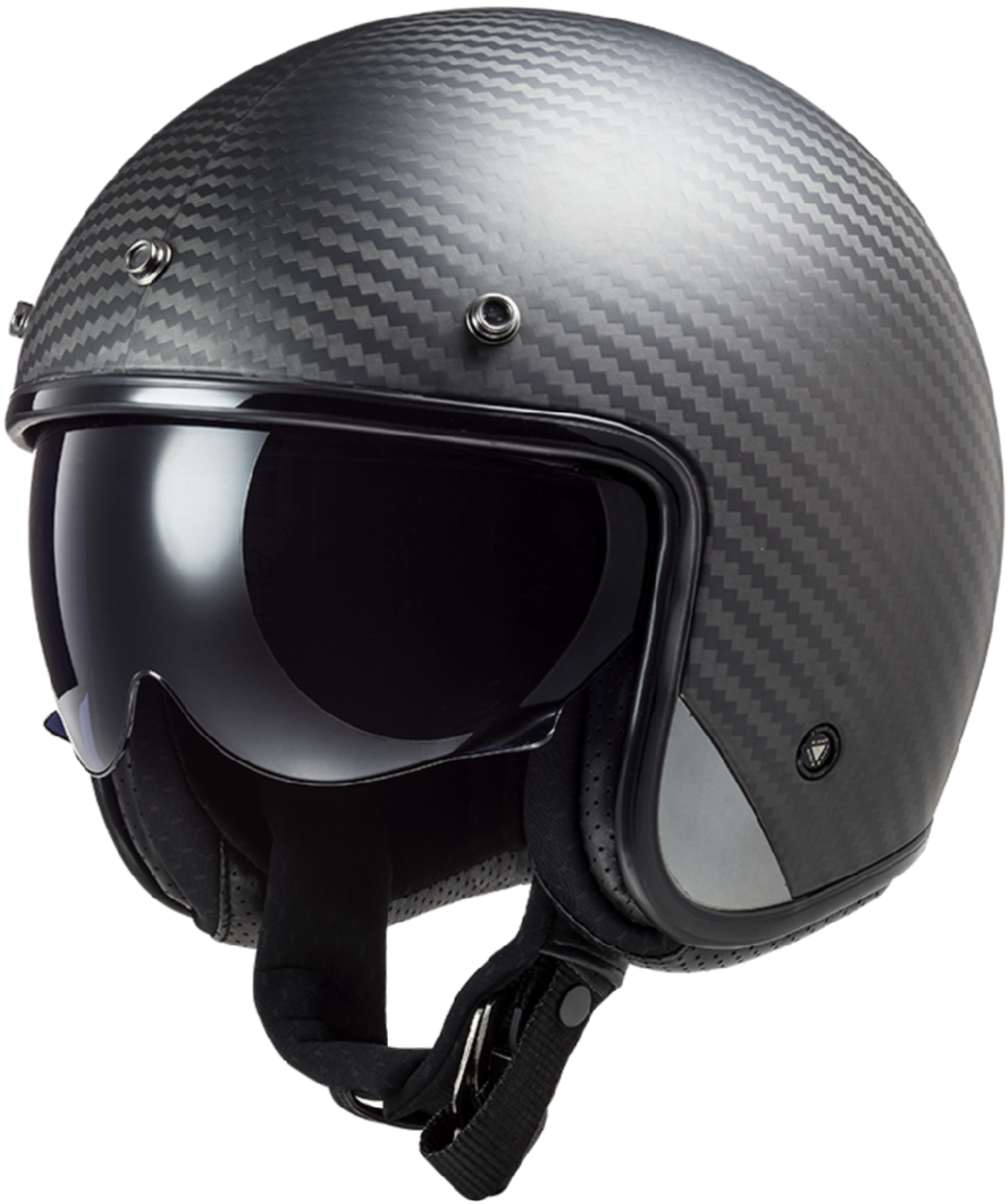 LS2 OF601 BOB II Carbon Open Face Helmet – Riderwear