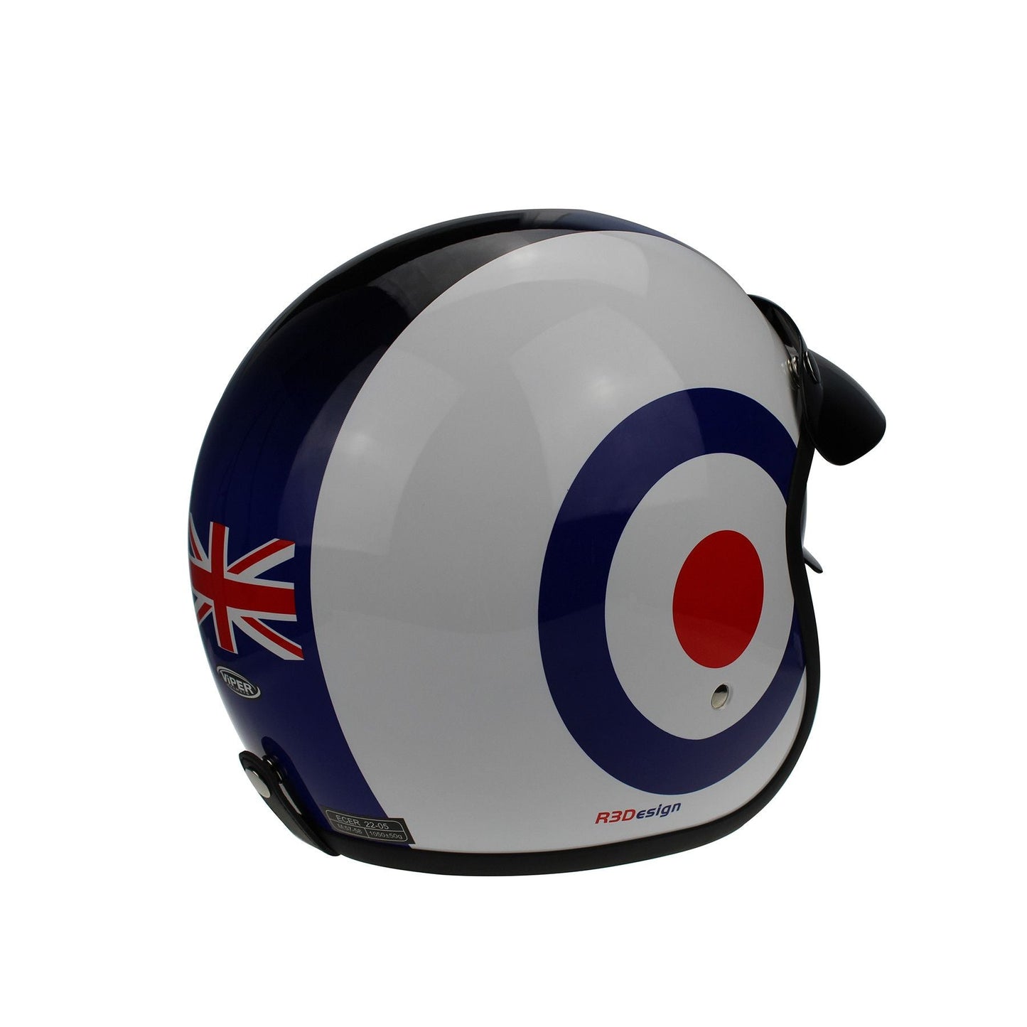 Viper RSV06 Plus Open Face Helmet - Target Union Jack – Riderwear